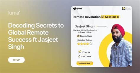 Jasjeet Singh On Linkedin Decoding Secrets To Global Remote Success Ft