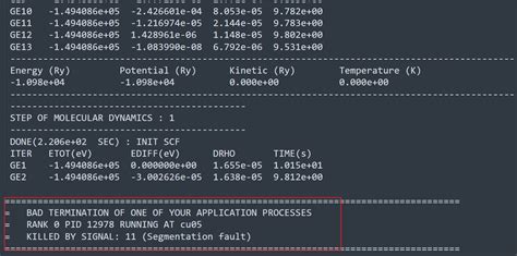 Memory Issue When Running Tddft With Large System · Issue 2222 · Deepmodelingabacus Develop