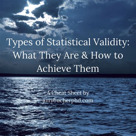 Types Of Statistical Validity What Youre Measuring And How To Do It
