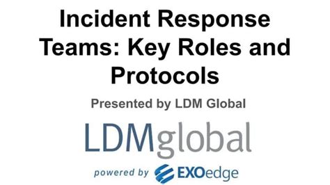 Incident Response Teams Key Roles And Protocols Pdf