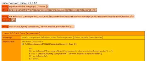 can t find component [cborm models eventhandler] coldbox hmvc ortus