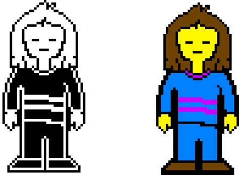 Undertale Frisk Sprite Edit Pixel Art Maker