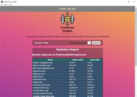 Folder Services Utils App Devpost