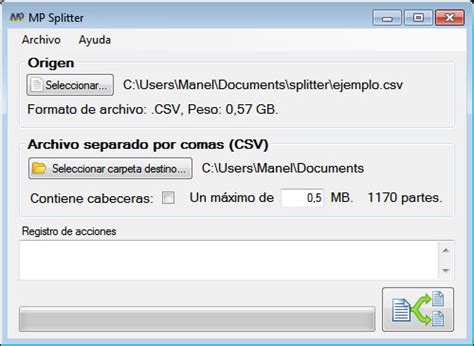Cómo Dividir En Pequeñas Partes Archivos Csvxml O Txt Mp Spliter Pc Trucos
