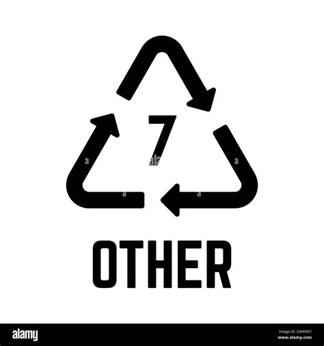 Resin Identification Code Other Isolated On White Stock Vector Image And Art Alamy