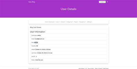 easy blog php script by chewiscripts codester