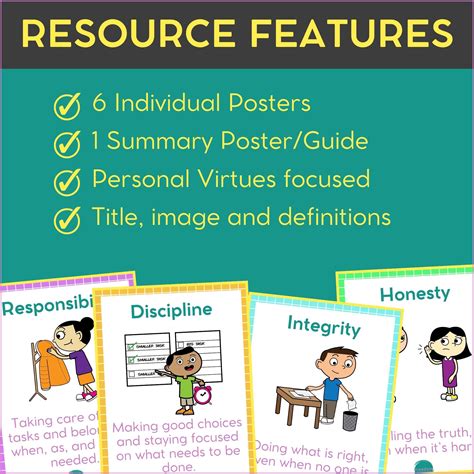 Personal Virtues Posters Freedom Ed