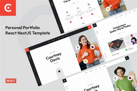 Courtney Personal Portfolio React Template