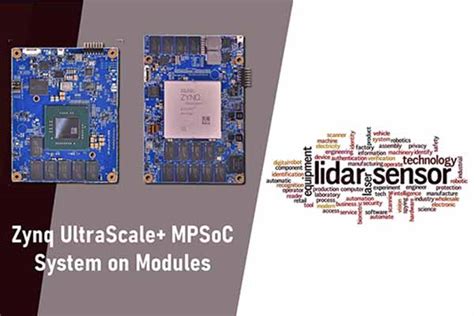 Zynq Ultrascale Mpsoc System On Modules For Lidar