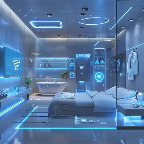 Smart Home Automation With Connected Devices Premium Ai Generated Image