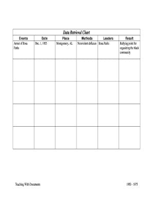 Data Retrieval Chart Answers Fill Online Printable Fillable Blank PdfFiller