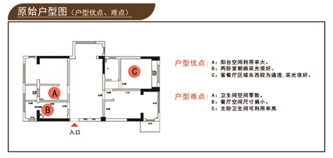 悦海名邸 116平户型研发方案户型解析 装修设计方案 南通锦华装饰