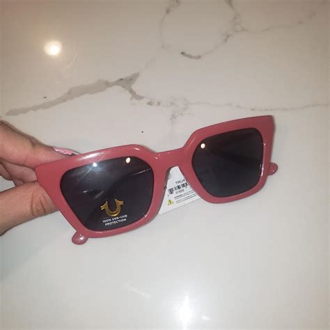 True Religion Unisex Sunglasses Brand New Red Depop