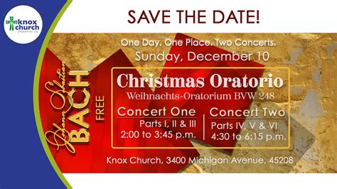 Bachs Christmas Oratorio Classical 909 Wguc