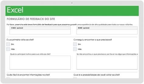 Modelos De Formulário De Feedback Gratuitos Smartsheet