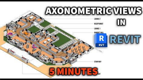 How To Create Axonometric Views In Autodesk Revit In 5 Minutes Youtube
