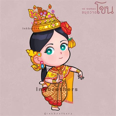 นางเบญจกาย หรือนางเบญกาย🌸 Ink Brothers สมุดวาดโขน