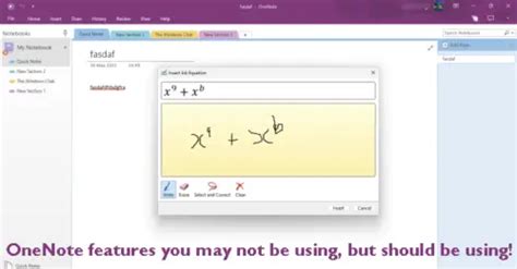OneNote Features You May Not Be Using But Should Be Using
