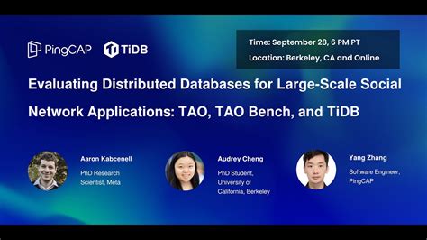 Evaluating Distributed Databases For Large Scale Social Network