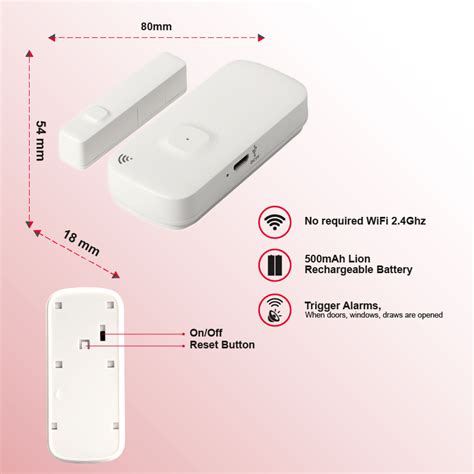 Connex Connect Smart WiFi Door Window Sensor