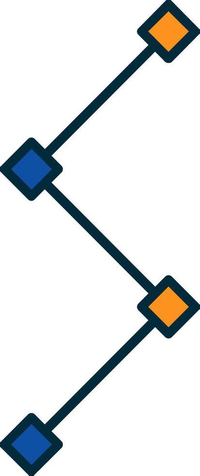 Path Line Filled Two Colors Icon 37161201 Vector Art At Vecteezy