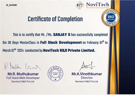 Sanjay S On Linkedin Hello Everyone I Feel Pleasure And Privilege That I Had Successfully