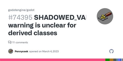 Shadowedvariable Warning Is Unclear For Derived Classes · Issue 74395