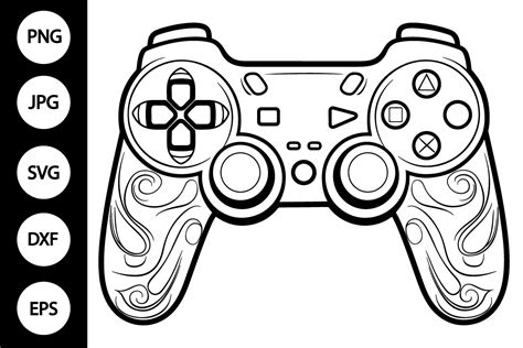 Outline Console Controller Svg Graphic By Mydigitalart13 · Creative Fabrica