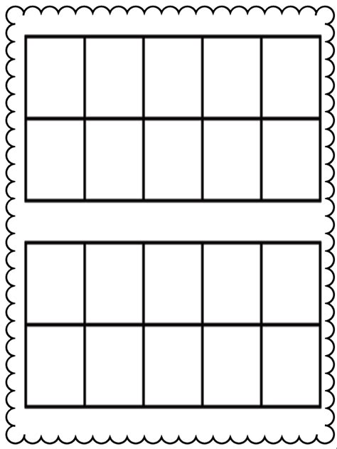 Collection Of Blank Ten Frame Png Pluspng
