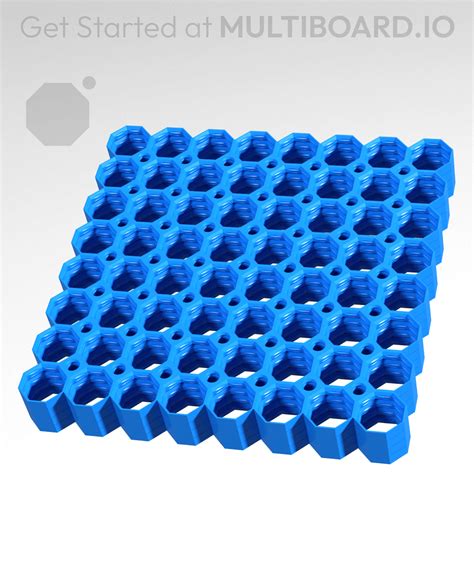 8x8 Multiboard Corner Tile X4 Stack 3d Model By Multiboard On Thangs