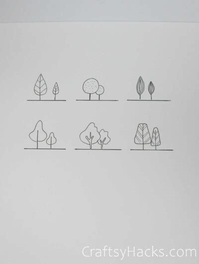 21 Easy Tree Drawing Ideas Craftsy Hacks