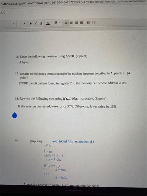 Solved 6 Convert The Following 8 Bit Twos Complement