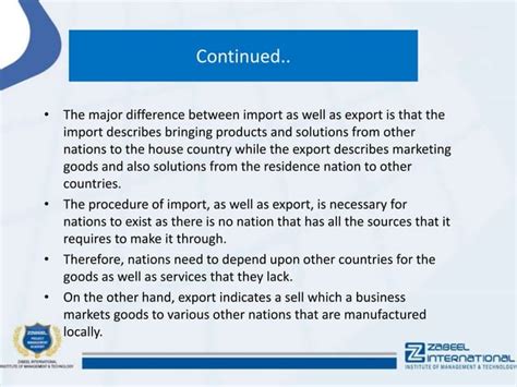 Import And Export What Is Difference Between Import And Export Ppt