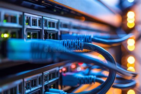 Modern Data Center With Highspeed Network For Efficient Operations And Seamless Communication