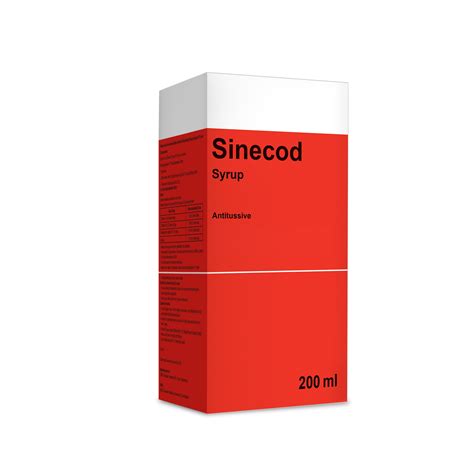 Sinecod Syrup For Dry Cough 200ml Kulud Pharmacy