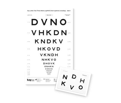 Kay Logmar Standard Letter Three Metre Chart Paediatric Vision Testing Kay Pictures