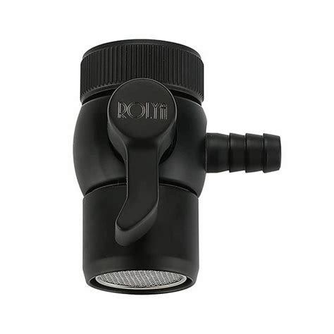 Rolya 주방 싱크 수도꼭지 다이버터 밸브 카운터 탑 정수 필터용 퀵 푸시 온 06cm14인치 튜브 교 티몬