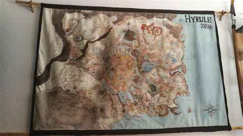 BotW Wanted To Show You The Map I Drew A Few Years Ago R Zelda