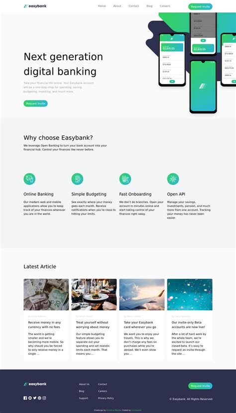Frontend Mentor Responsive Landing Pages Using Tailwindcss Coding Challenge Solution