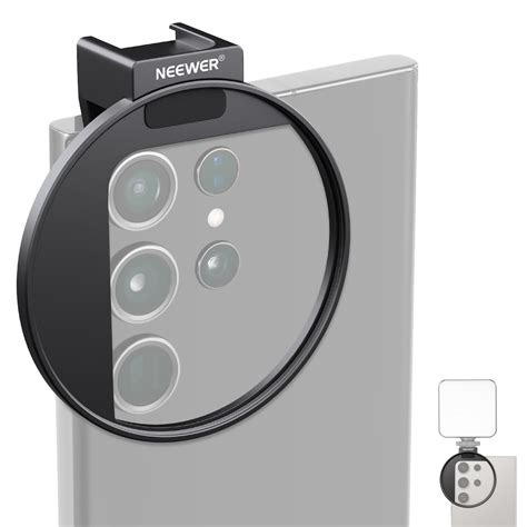 Neewerupgraded 67mm Phone Filter Mount Threaded Lens Filter Clip W