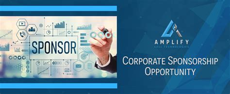 Corporate Sponsorship Request Amplify Cell Technologies