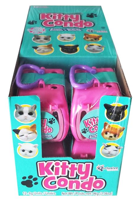 Exclusive Brands Kitty Condo Filled With Candy 12 X 8g03 Oz 96g