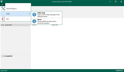 Getting To Know User Interface Veeam Backup Explorers Guide