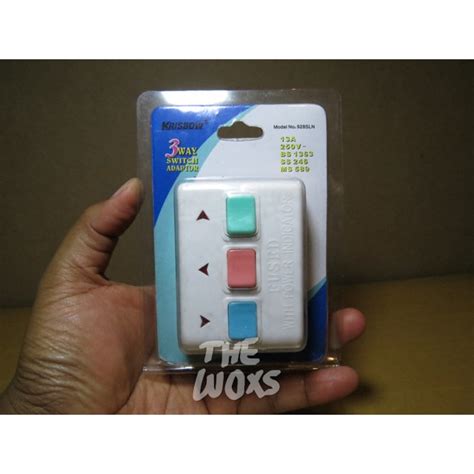 Jual Steker Kombinasi Colokan Listrik Ujung Pipih Original Krisbow Ada Saklarnya And Fuse