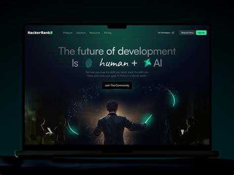 Saas Landing Page Design For Hackerrank By Ramotion On Dribbble