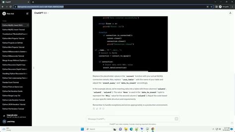 Python Mysql Insert Null Youtube