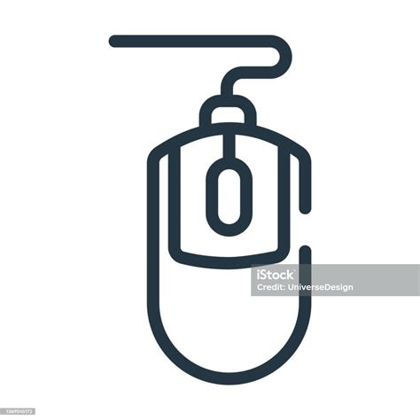 Mouse Pointer Thin Line Icon Cursor Pointer Linear Icons From Hardware