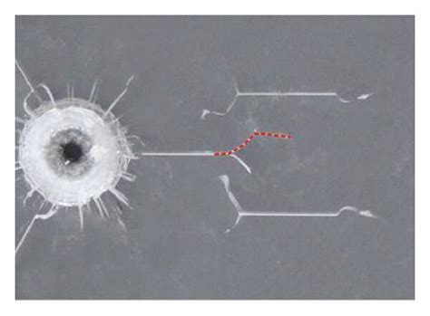 crack propagation patterns under parallel symmetrical cracks in pmma