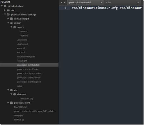 Creating Configuration Files In Etc In Debian Packages Pi G