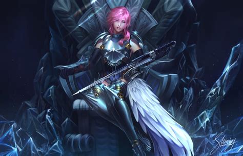 Lightning Farron Final Fantasy And More Drawn By Sleinyeswownc Danbooru